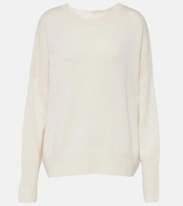 LISA YANG Mila Oversized Cashmere Sweater - Beige