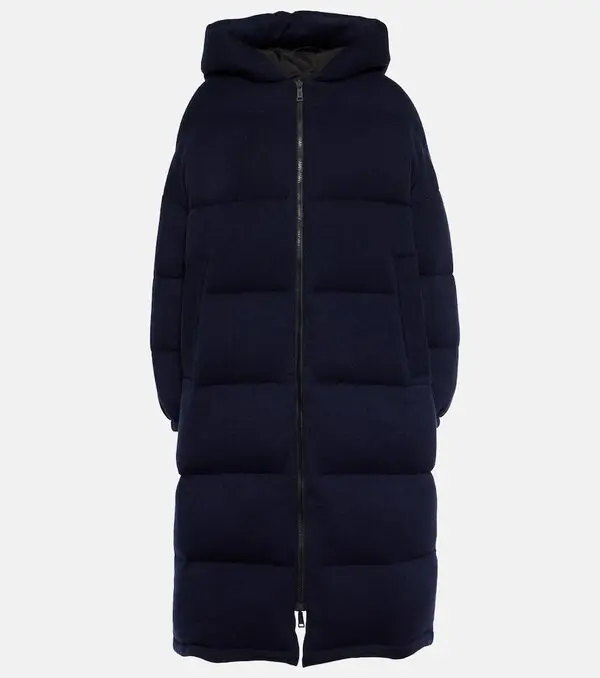 YVES SALOMON Wool And Cashmere Down Coat