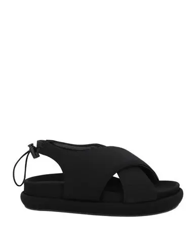 GIA BORGHINI Flatform Sandals - Black