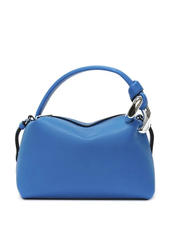 JW Anderson Small Corner Leather Tote Bag - Blue