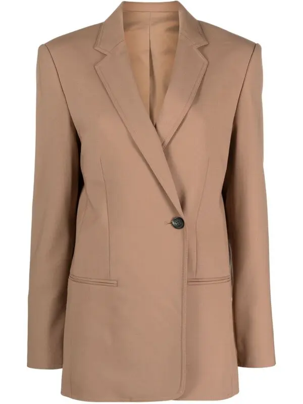 Helmut Lang Notched-lapels Tailored Blazer - Neutrals