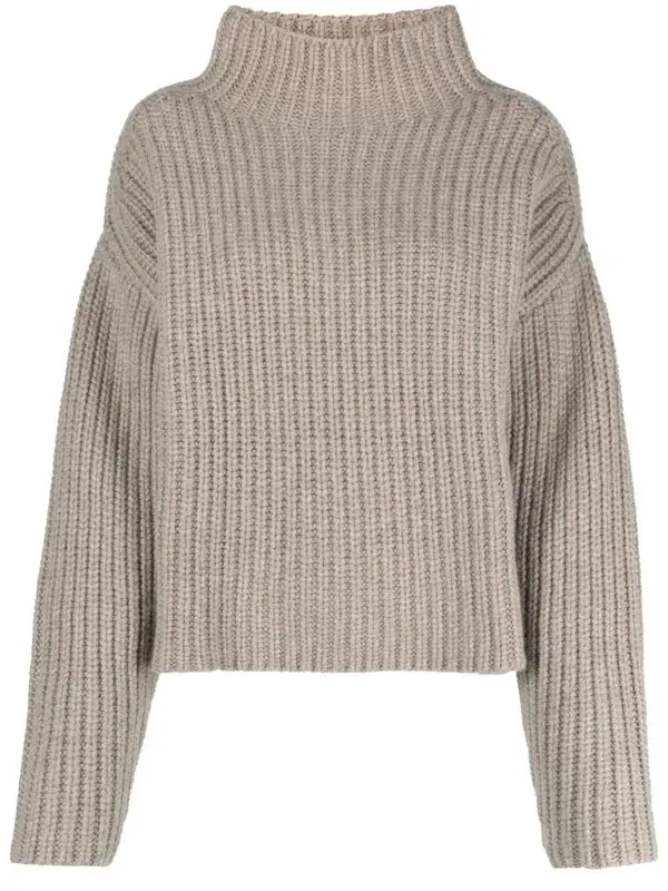 AISLING CAMPS Isabella Wool Sweater - Grey