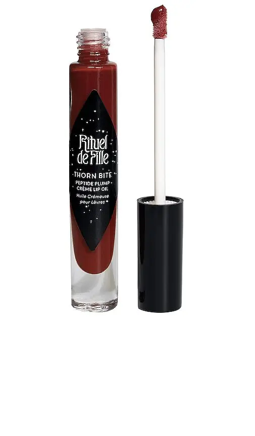 Rituel De Fille Thorn Bite Peptide Plump Creme Lip Oil - Rose Bite