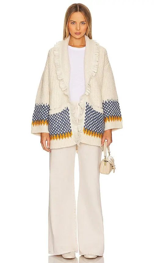 Tularosa Malena Chunky Fairisle Cardigan