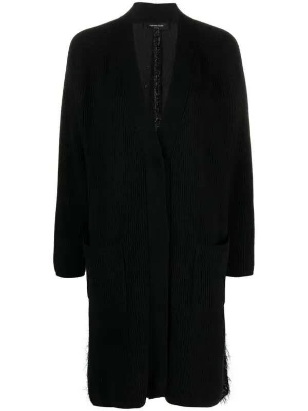 Fabiana Filippi Bouclé-detailing Knitted Cardigan Coat