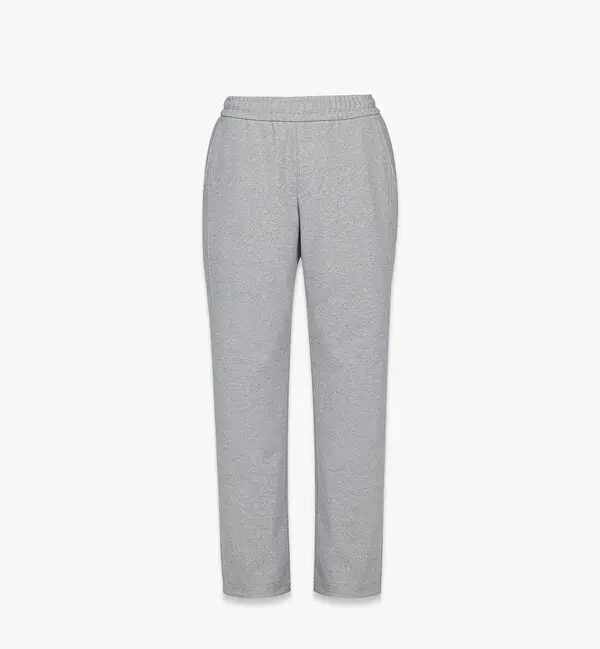 Mcm Essential Logo Ponte Track Pants - Melange Grey