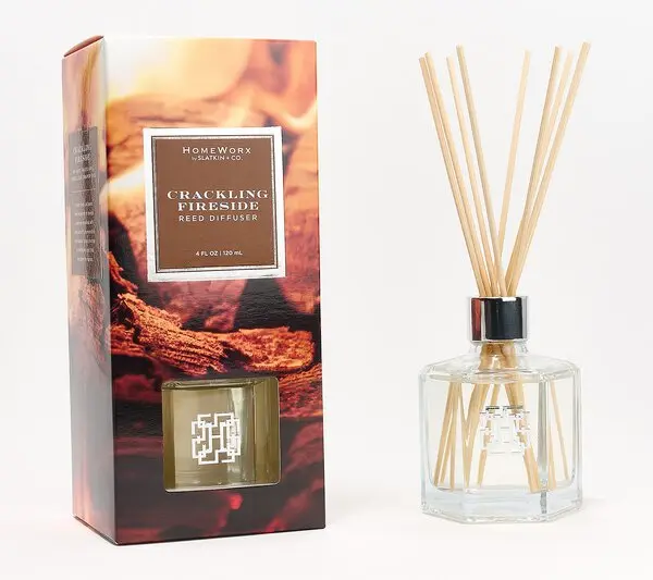 HOMEWORX BY SLATKIN + CO. S/2 Crackling Fire Reed Diffusers