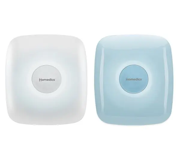 HOMEDICS Totalclean Set Of 2 Wall Outlet Uvc Air Purifiers