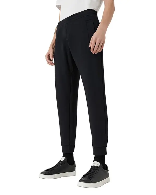 Emporio Armani Elastic Waist Jersey Fleece Jogger Pants