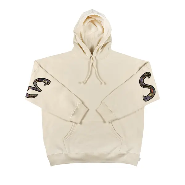 Supreme Beaded Hooded Sweatshirt - Cream