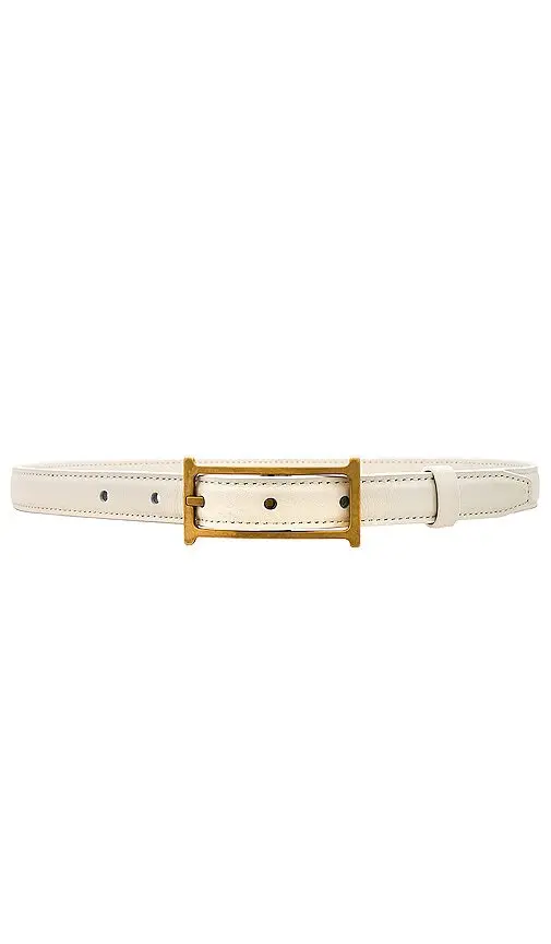 HELSA Logo Mini Belt - White