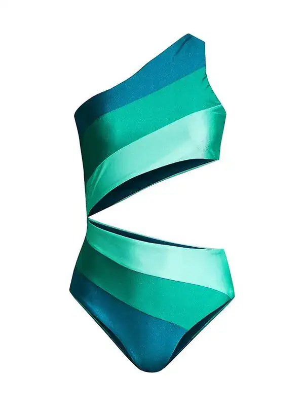 Beach Riot Joyce One-piece Swimsuit - Cosmic Color Block | Editorialist