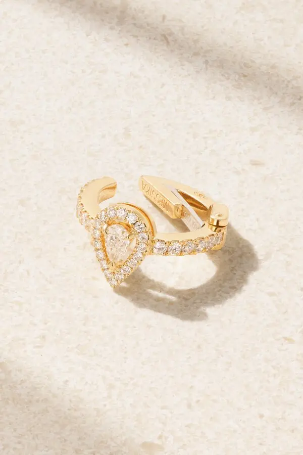 Messika My Twin 18-karat Diamond Ear Cuff