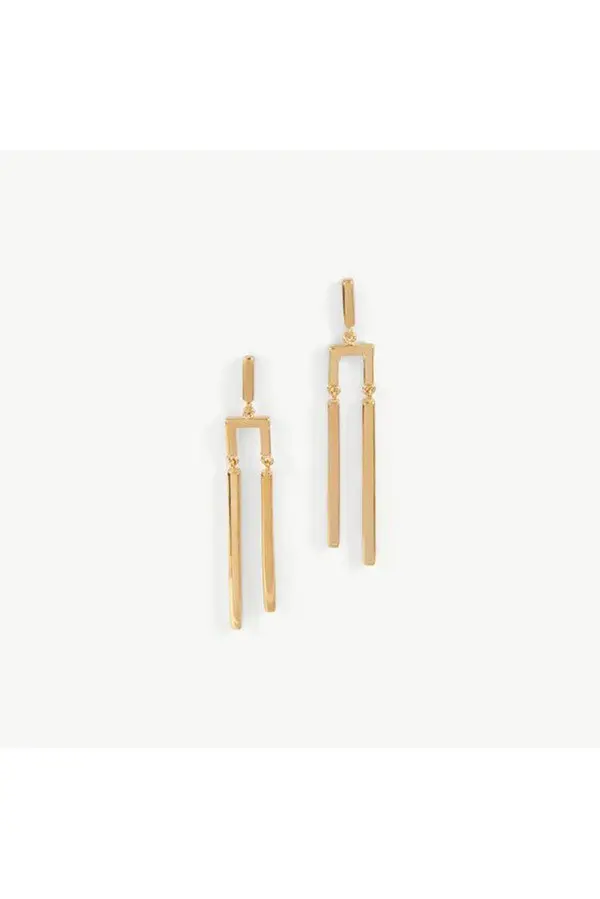 SOKO Double Bar Dangle Earrings