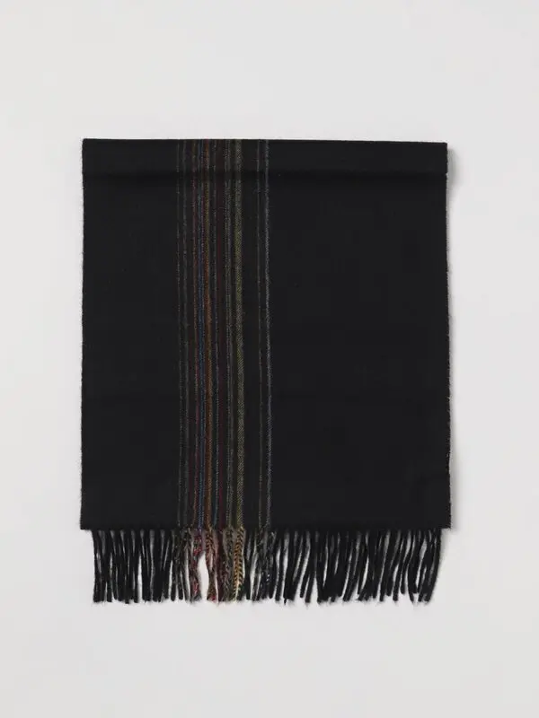 Paul Smith Wool Blend Scarf - Black