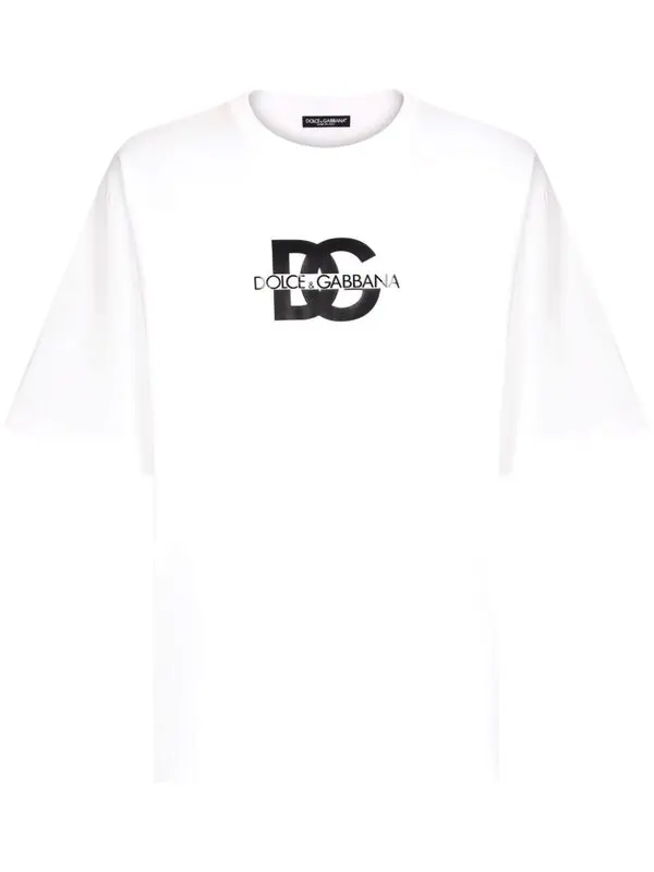 Dolce & Gabbana Logo-print Cotton T-shirt - White