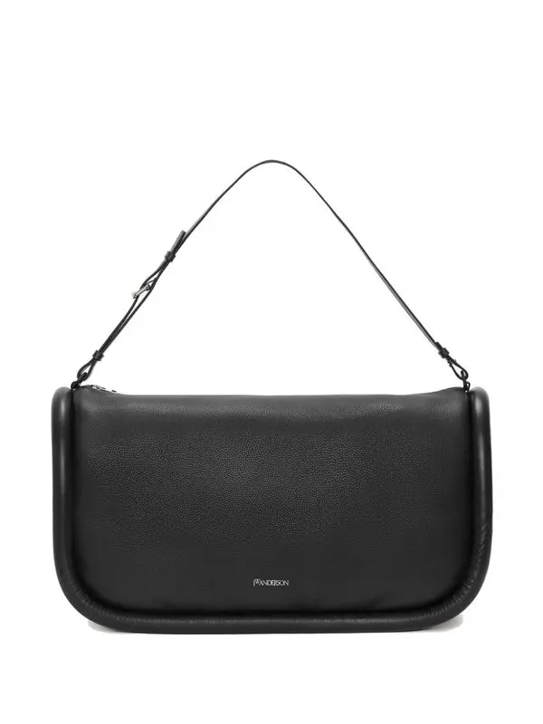 JW Anderson Bumper-36 Leather Shoulder Bag - Black