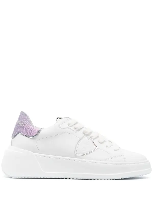 Philippe Model Tres Temple Lace-up Sneakers - Blue