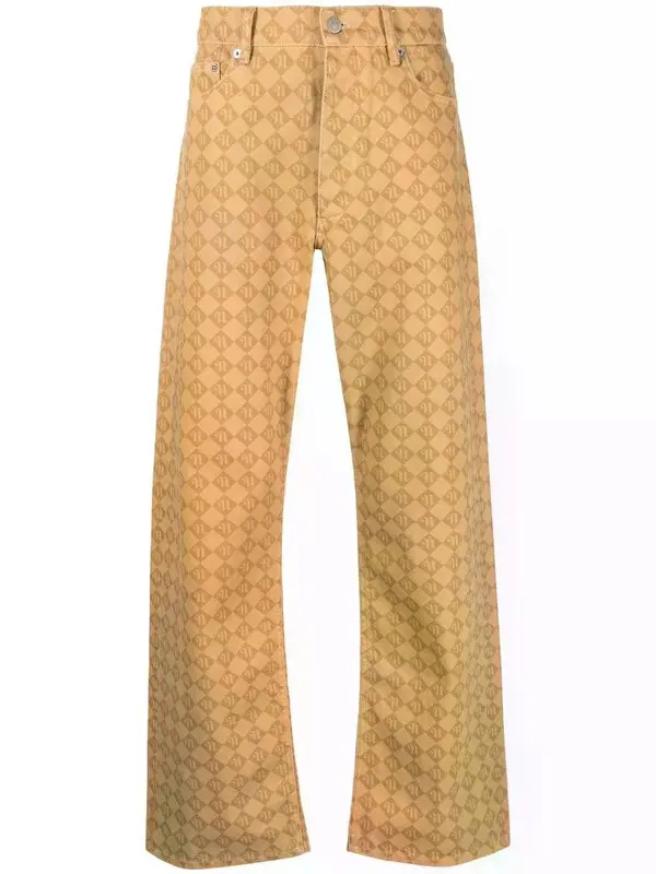 Nanushka Monogram-print Trousers