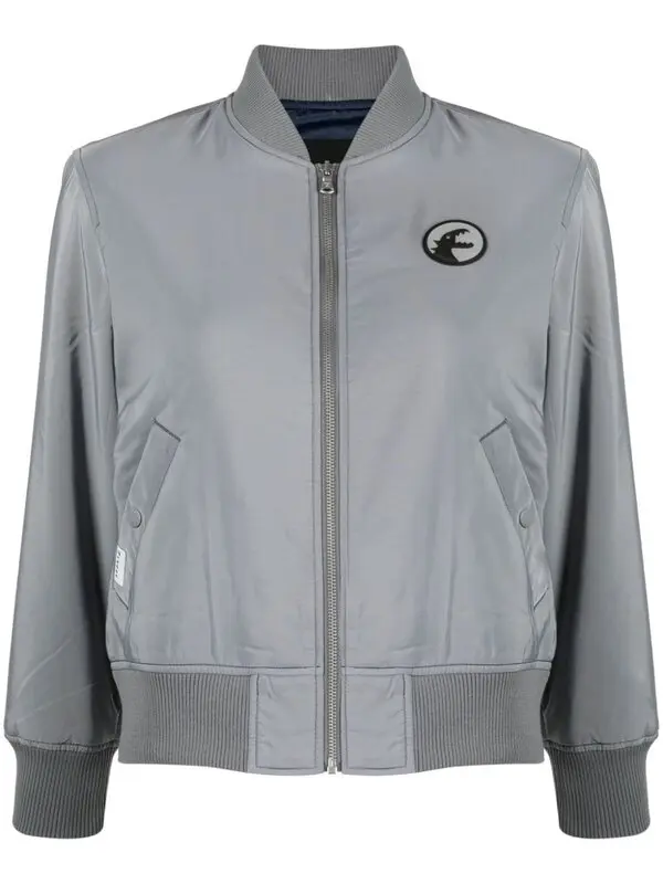 SPORT B. BY AGNÈS B. Dino Badge Zip-up Bomber Jacket