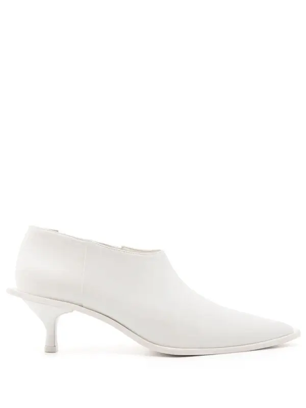 GLORIA COELHO Slip-on Ankle Boots - White