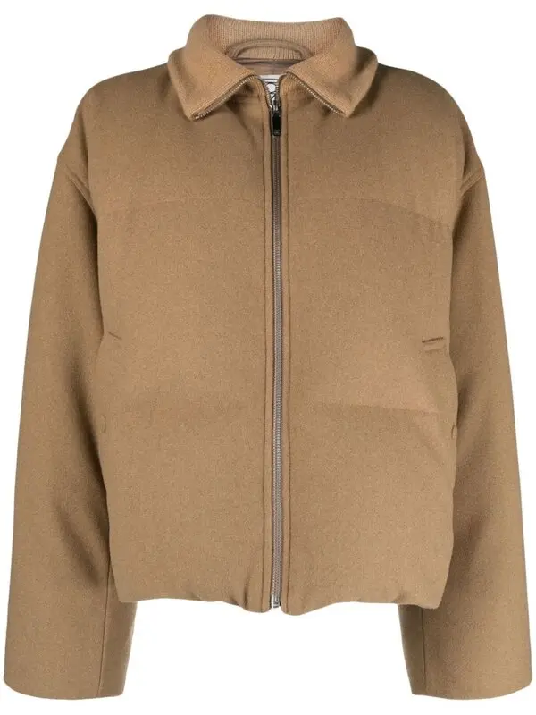 TOTÊME Flannel Puffer Jacket - Brown