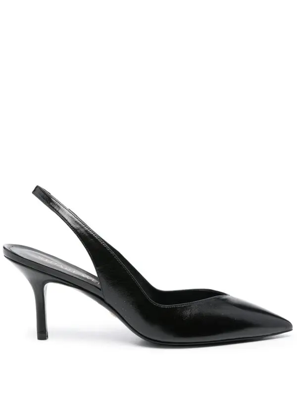 STUART WEITZMAN Slingback Leather Pumps