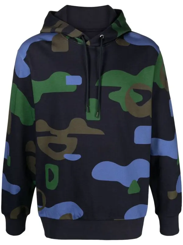 Hugo Boss Graphic-print Cotton Hoodie