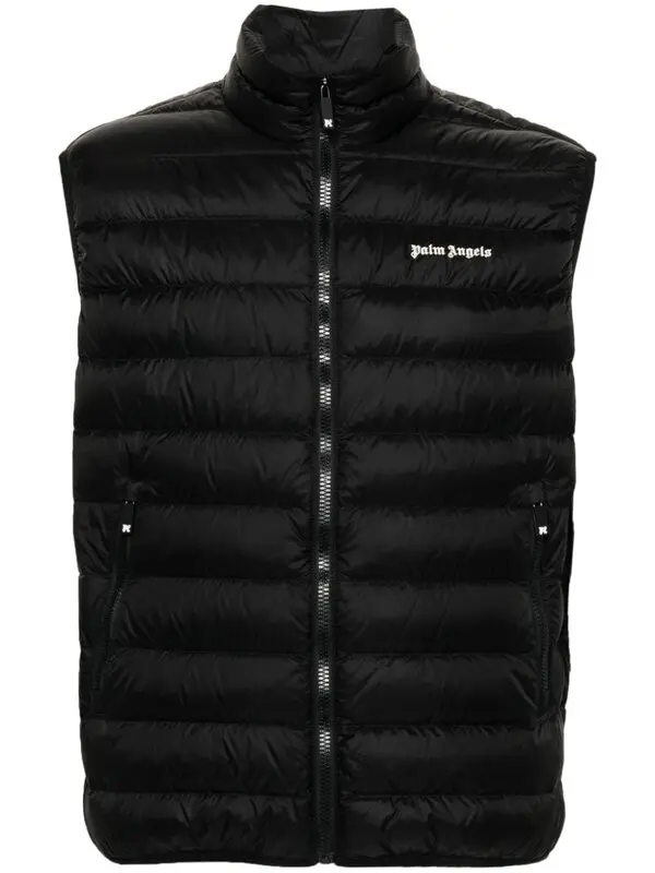 Palm Angels Logo-print Padded Gilet