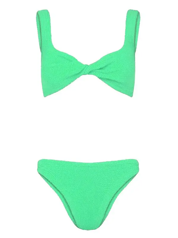 Hunza G Juno Crinkled Bikini - Green