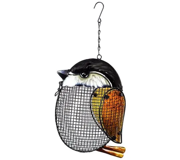 EVERGREEN Mesh Hanging Chickadee Bird Feeder