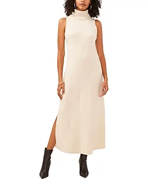 Vince Camuto Turtleneck Sleeveless Sweater Dress In Malted - 70% Off |  Editorialist