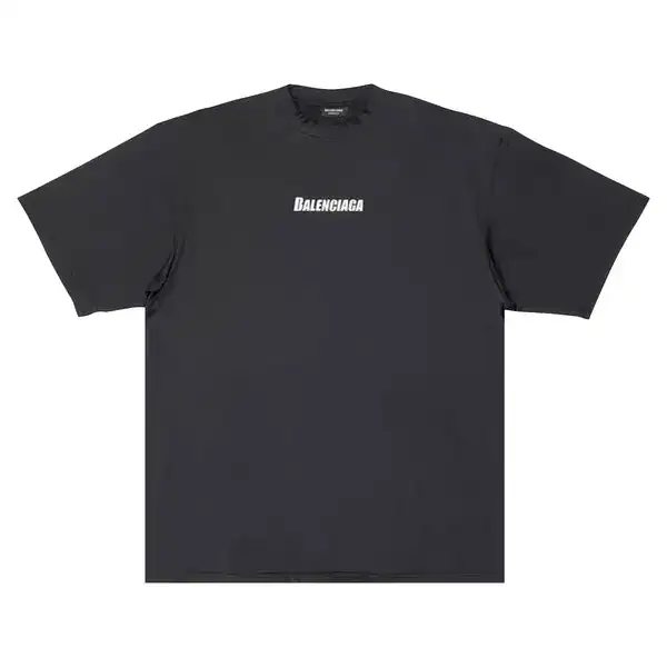 Balenciaga Technical Mesh Swim T-Shirt - Black | Editorialist