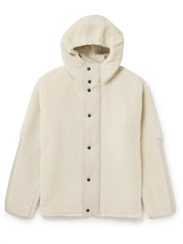 Loro Piana Cashmere And Silk-blend Fleece Jacket