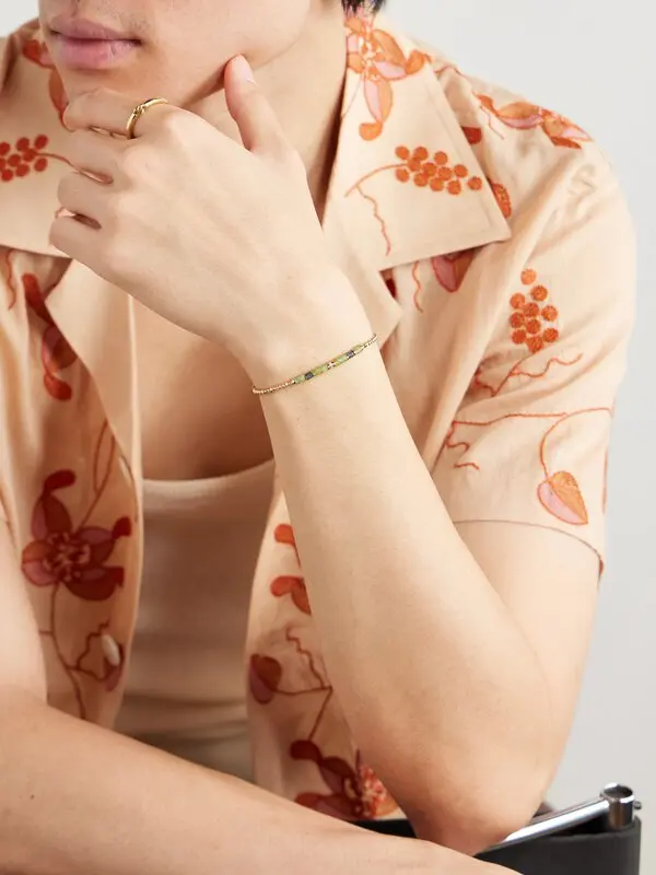 M. Cohen Creosote Beaded Bracelet