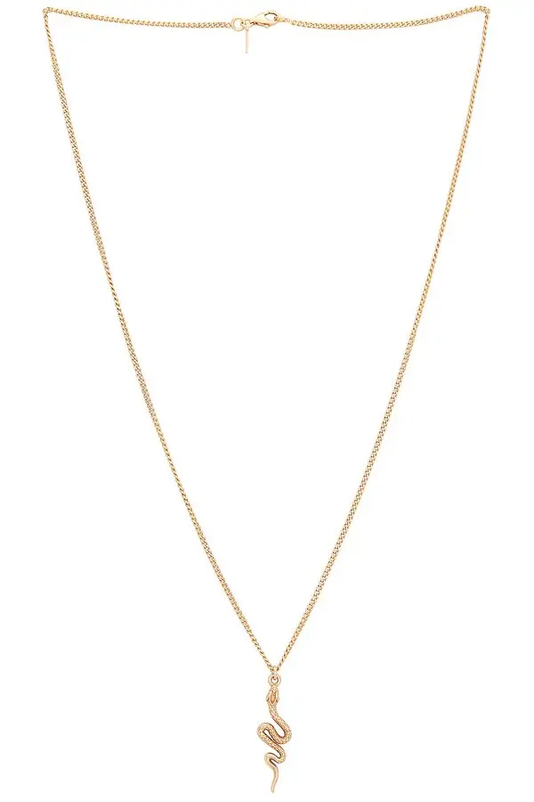 Emanuele Bicocchi Plated Serpens Pendant Necklace