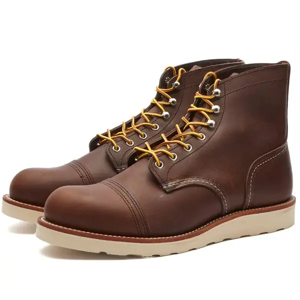 Red Wing Iron Ranger Traction Tred Boots - Amber Harness