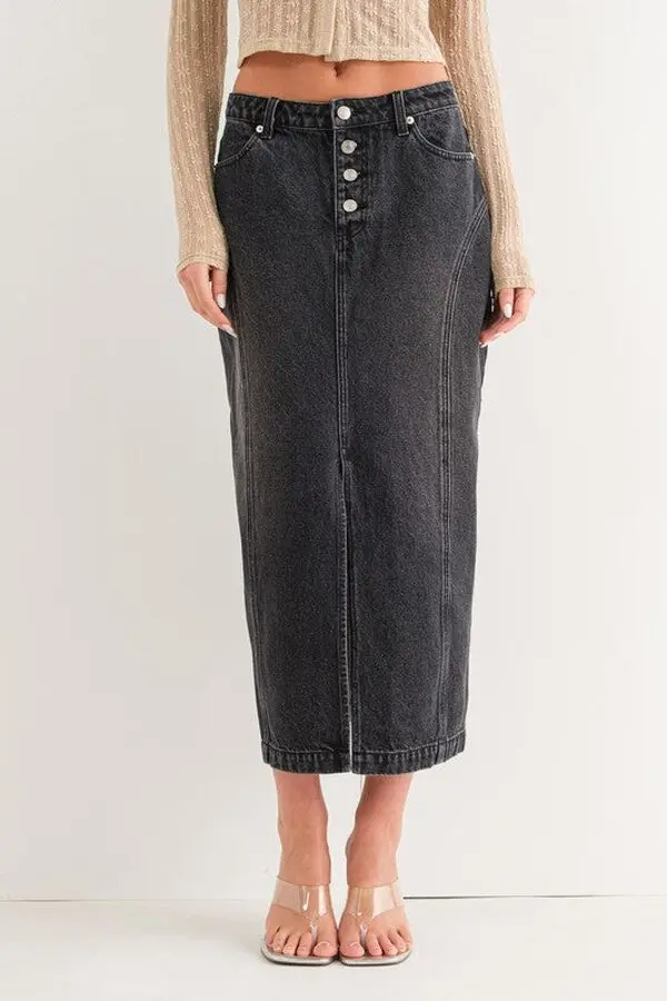 Jupe NYC Hendrix Skirt - Denim | Editorialist