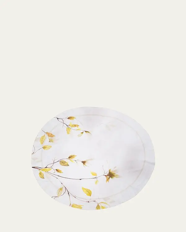 THE LINO Japan Tablecloth, 71" Round - Yellow