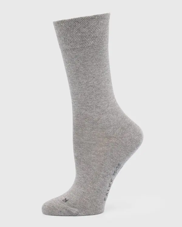 Falke Sensitive London Crew Socks - Light Grey