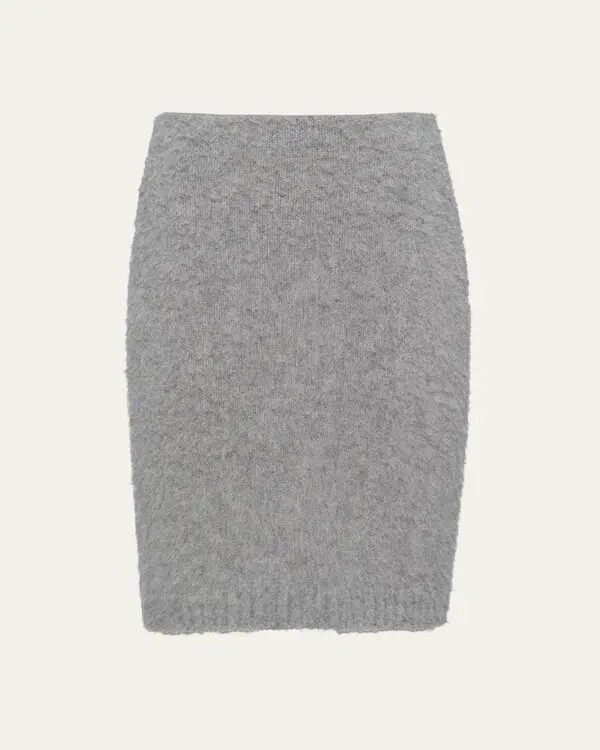 Prada Pencil Knit Skirt - Grigio