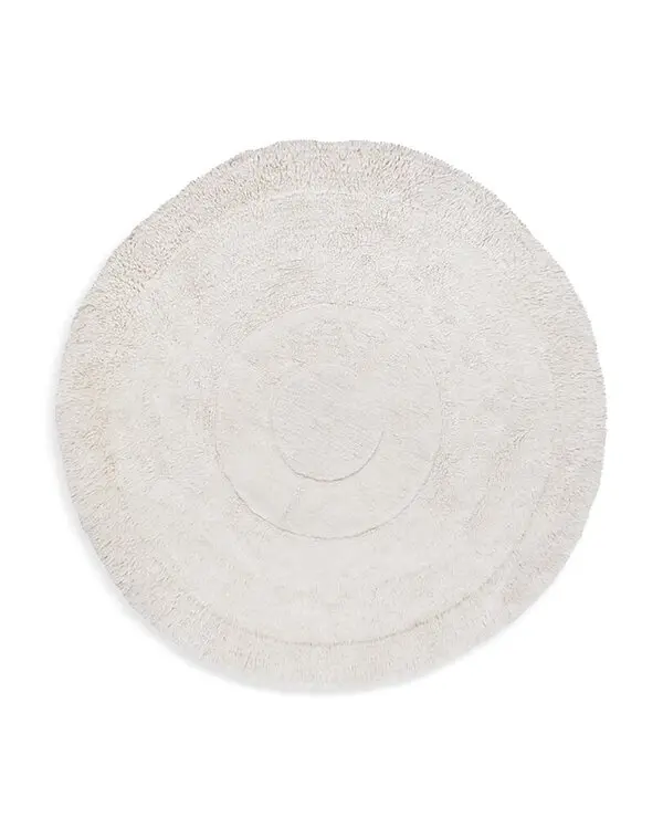 LORENA CANALS Sheep Of The World Arctic Circle Washable Round Area Rug, 8'2 X 8'2