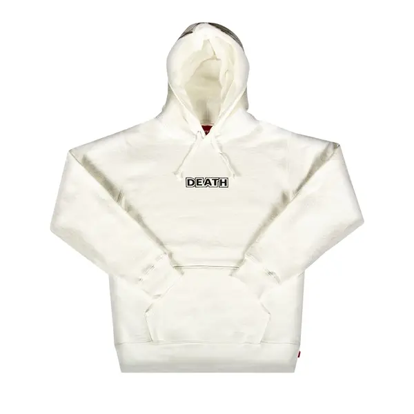 Supreme X Gilbert & George Death Hooded Sweatshirt - White