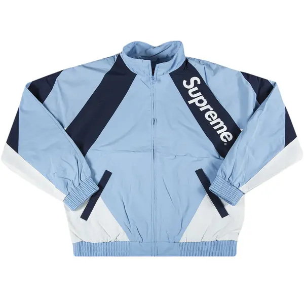 Supreme Paneled Track Jacket - Blue