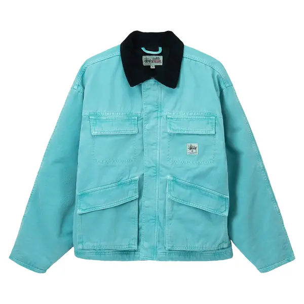 StÜssy Washed Canvas Shop Jacket - Teal