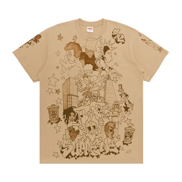 Supreme Downtown Tee 'khaki - Tan