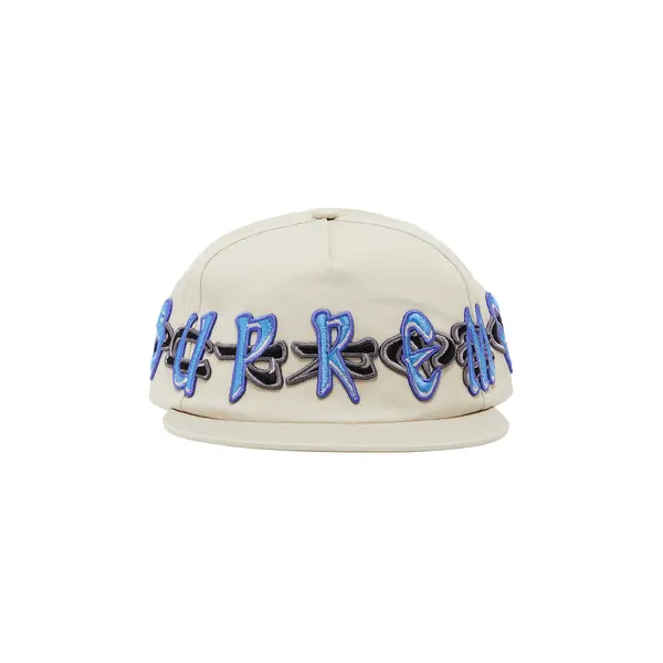 Supreme Aoi Spellout 5-panel Cap - Grey