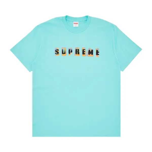 Supreme Stencil Tee 'teal
