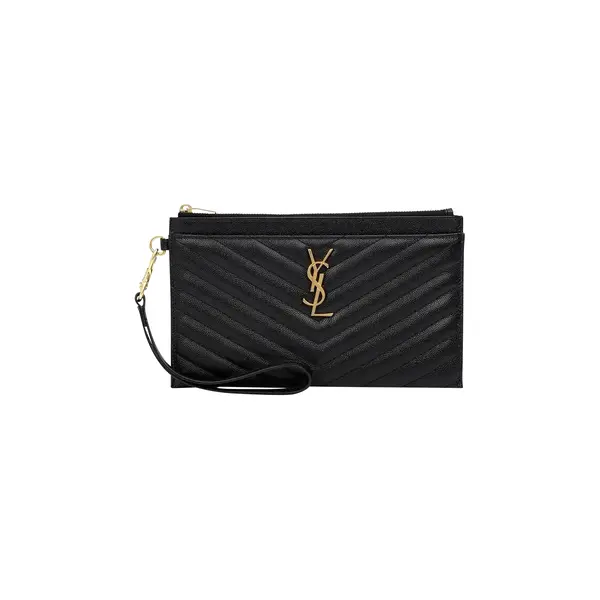 Saint Laurent Monogram Strap Clutch