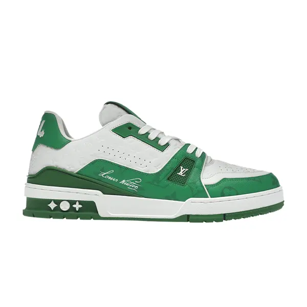 LOUIS VUITTON Trainer Low #54 Mini Monogram Sneakers - Green